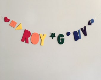 Items similar to Roy G. Biv Rainbow Waldorf Mobile --SOLD OUT-- on Etsy