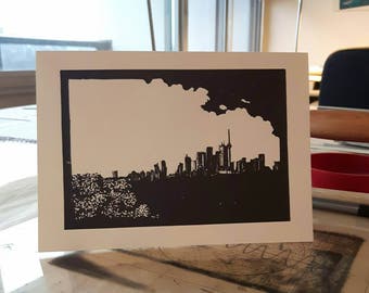 Toronto skyline | Etsy
