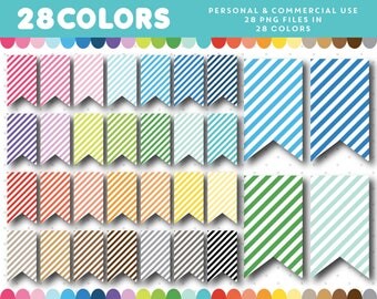 Flags clipart for digital scrapbooking digital flags tags