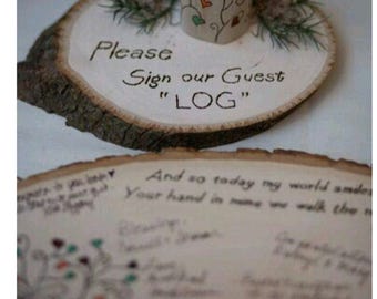 Log centerpieces | Etsy