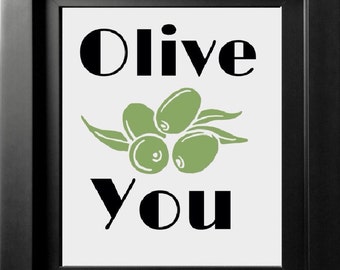 Funny olive pun | Etsy