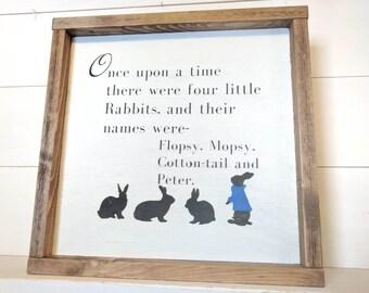 Peter rabbit quote | Etsy