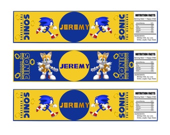 Sonic invitations | Etsy