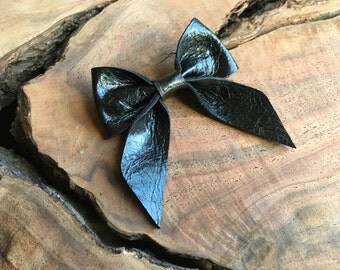 Patent leather bow | Etsy