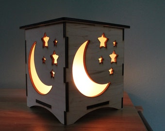Moon nightlight | Etsy