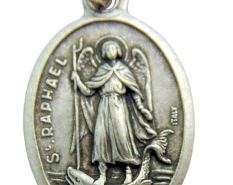 St raphael medal | Etsy