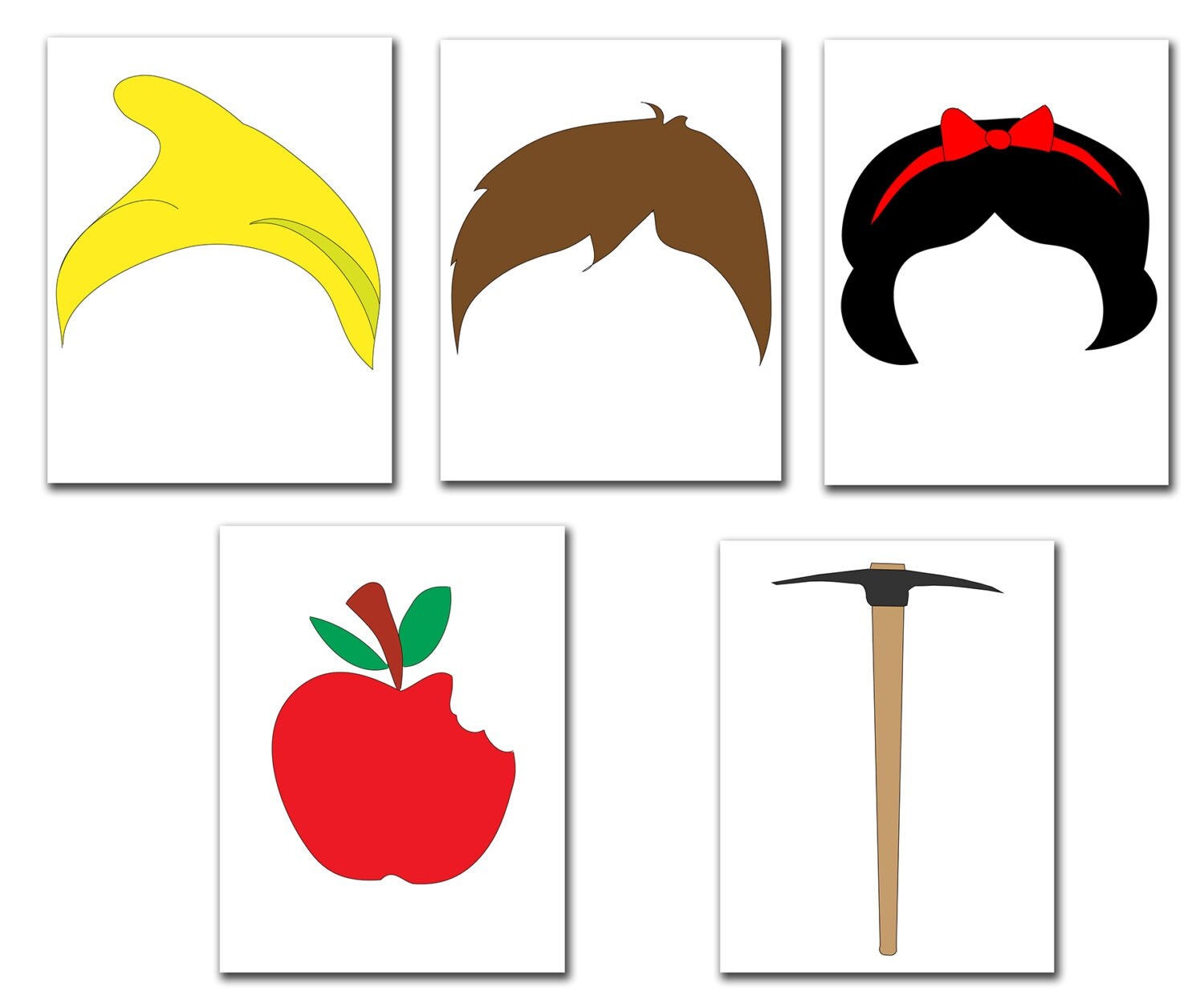 Snow White Photo Booth Props: PRINCESS PHOTOBOOTH