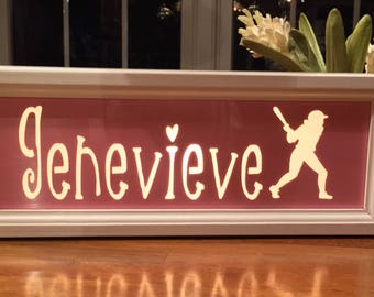 Softball sign | Etsy