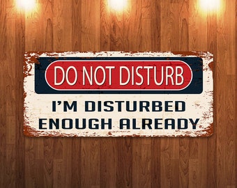 Do not disturb sign | Etsy