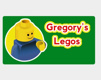 Lego name tags | Etsy