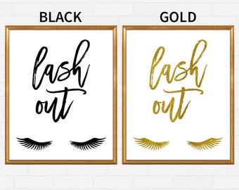 Eyelash signs | Etsy