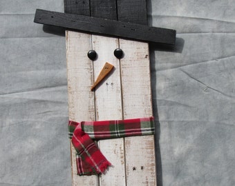 Pallet snowman | Etsy