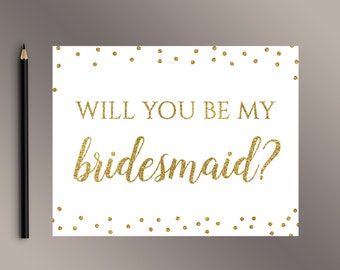 Bridesmaid invite | Etsy