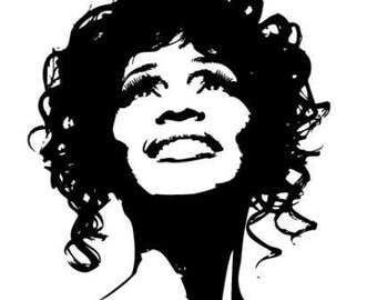 Whitney houston | Etsy