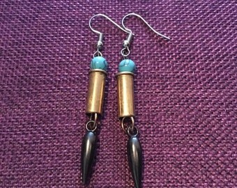 Items similar to Dangerously Beautiful Bullet Earrings on Etsy