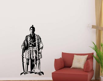 Samurai decal | Etsy