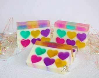 Heart soaps | Etsy