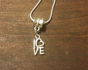 Silver Love Necklace