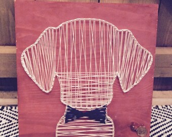 Dog string art | Etsy