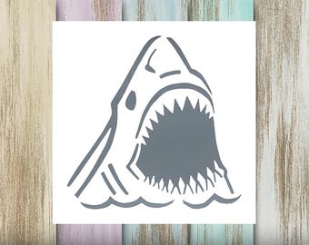 Shark decal | Etsy