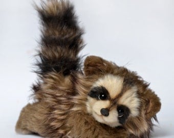 Raccoon plush | Etsy