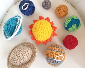 Crochet planets | Etsy