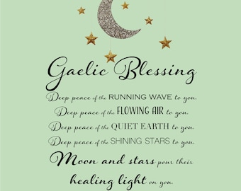 Gaelic blessing | Etsy