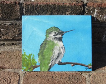 Abstract hummingbird | Etsy