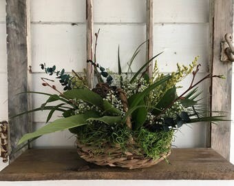Moss basket | Etsy