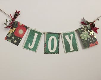 Joy banner | Etsy