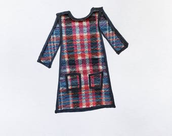Madras plaid dress | Etsy