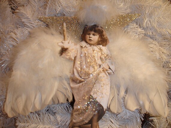 Angel Christmas Ornament LargeOur littest angel lights the