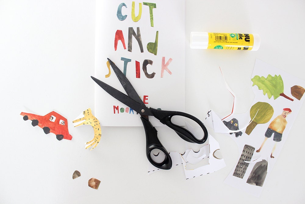 CUT AND STICK Limited edition art and craft activity zine