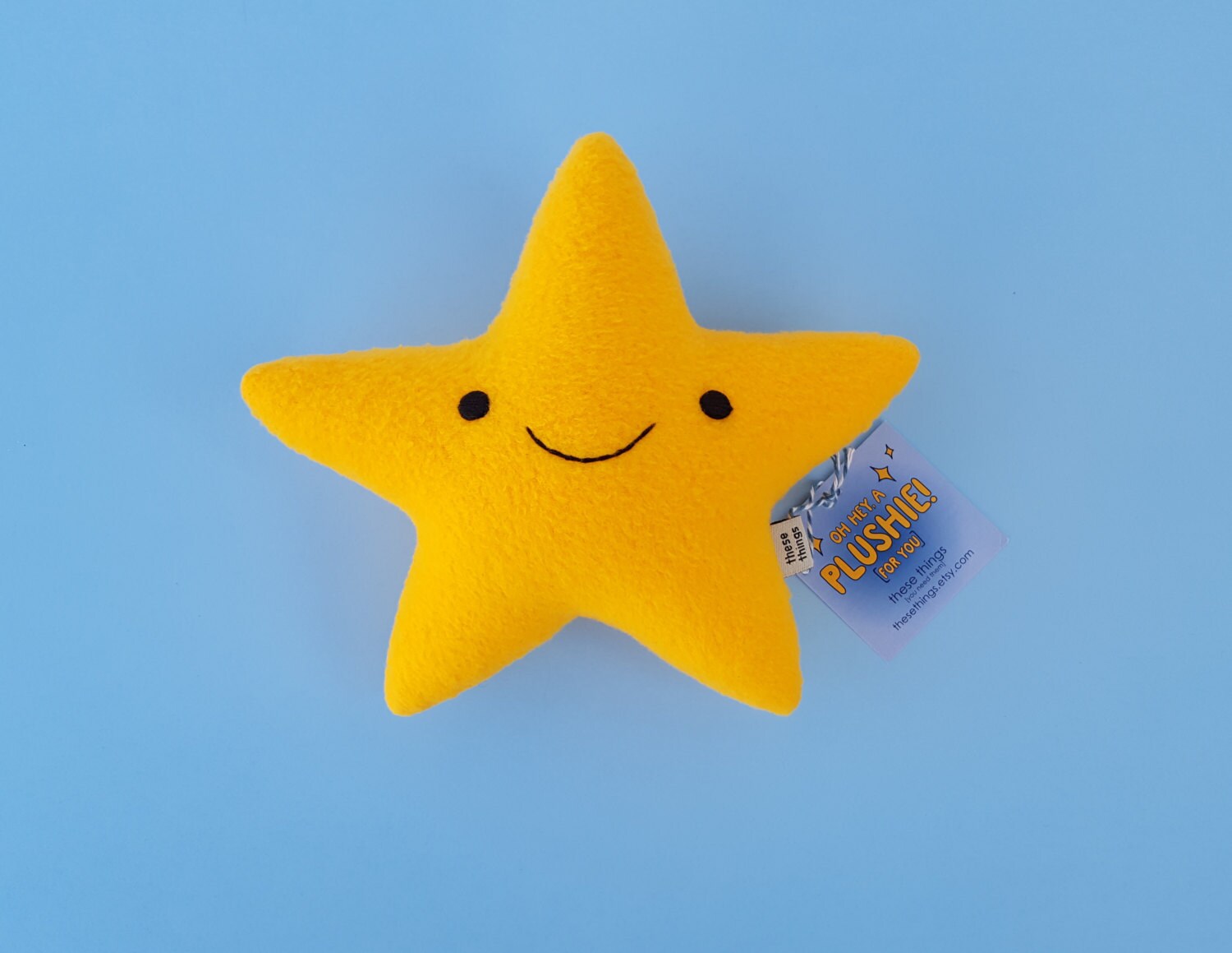 happy star plushie