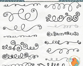 SALE Simple Circle Frames 9 inch Round Clip Art by FishScraps