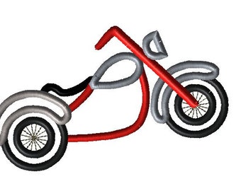 Motorcycle applique | Etsy