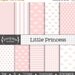 50% OFF SALE Baby Pink Digital Paper Baby Girl by Pininkie