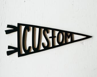 Custom pennant | Etsy