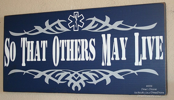EMT Sign Paramedic Sign EMS Sign Ems Wall Art Ems Decor