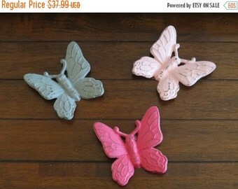 Unique pink butterfly decor related items | Etsy