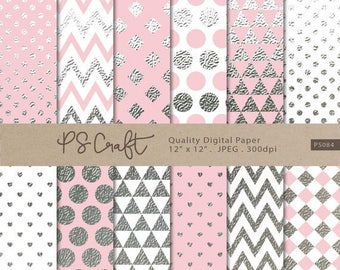 Digital papers clipart illustrations for creatives by pscraft