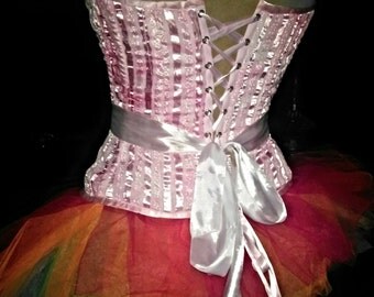 Rhinestone corset | Etsy