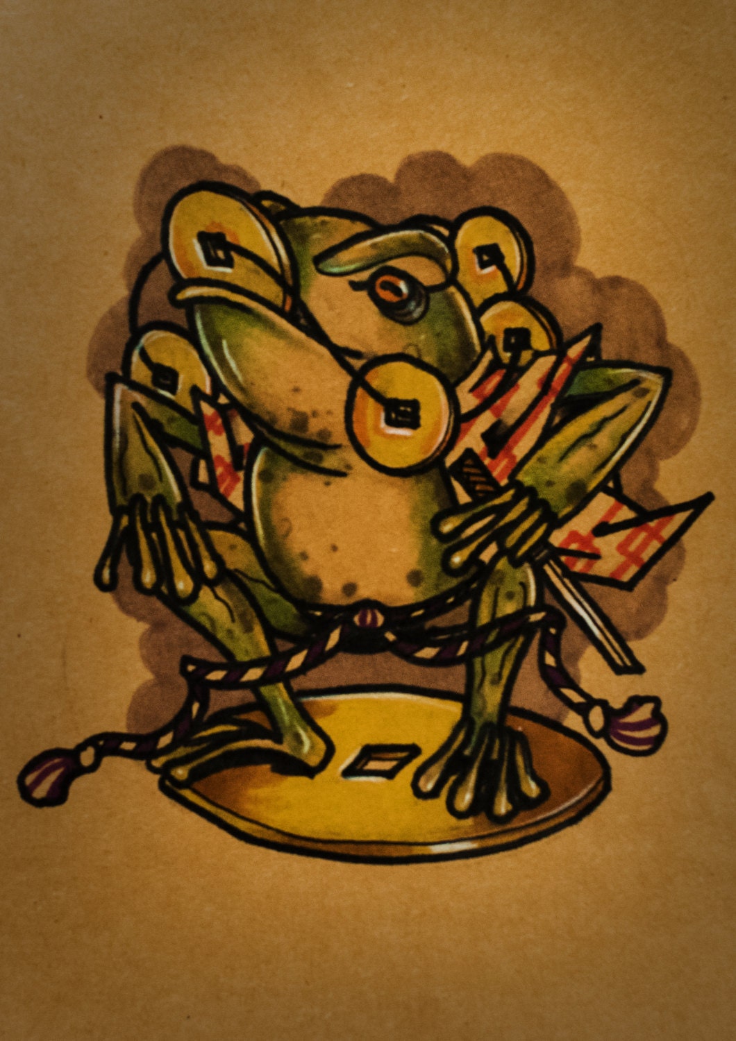 Chan Chu Frog By thebrokenpuppet