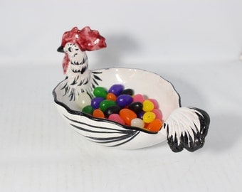 Rooster candy dish | Etsy