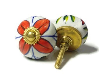 Ceramic drawer knobs | Etsy