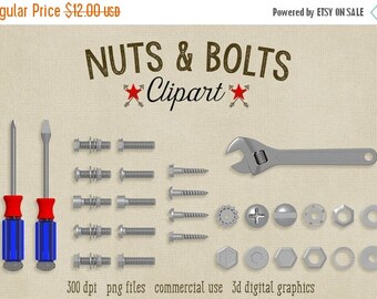 Nuts and bolts art | Etsy