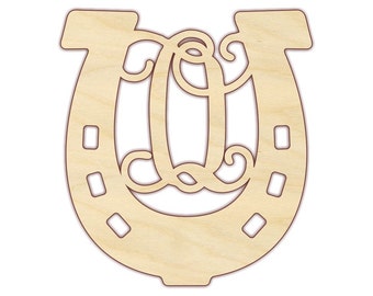 Horseshoe letters | Etsy