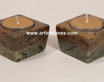 Stone candle holder | Etsy