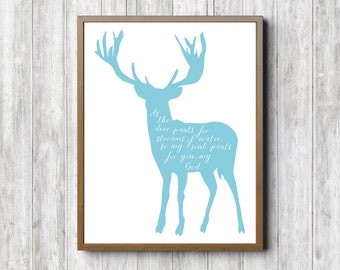 Deer bible verses | Etsy