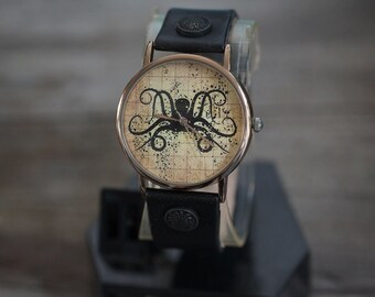Mens octopus watch | Etsy